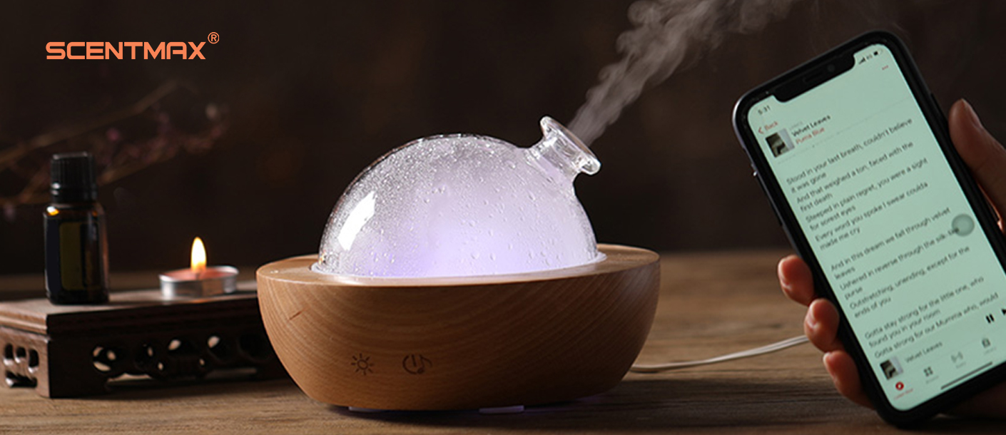 Ultrasonic aromatherapy machine nebulizer working principle | SCENTMAX